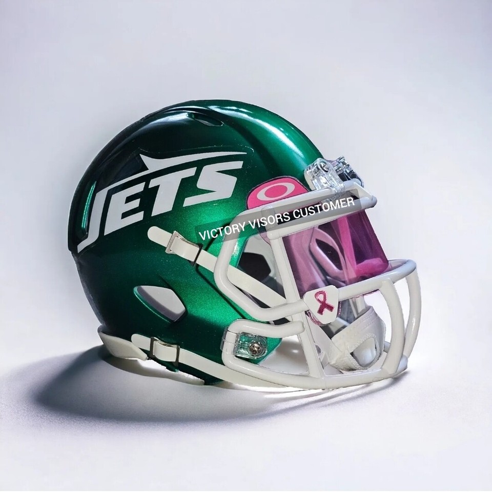 Mini Football Helmet Visor Clips. MIRROR REFLECTIVE BCA Emblems. (1 ...