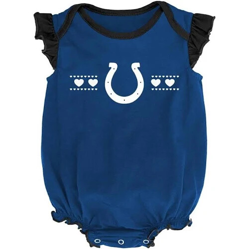 Indianapolis Colts NFL Baby Girl Homecoming Bodysuit Set, Size 6/9 ...