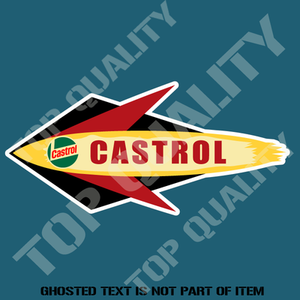 VINTAGE CASTROL DECAL STICKER SUIT MOTOR OIL MOTOR MOTORCYCLE DECALS ...
