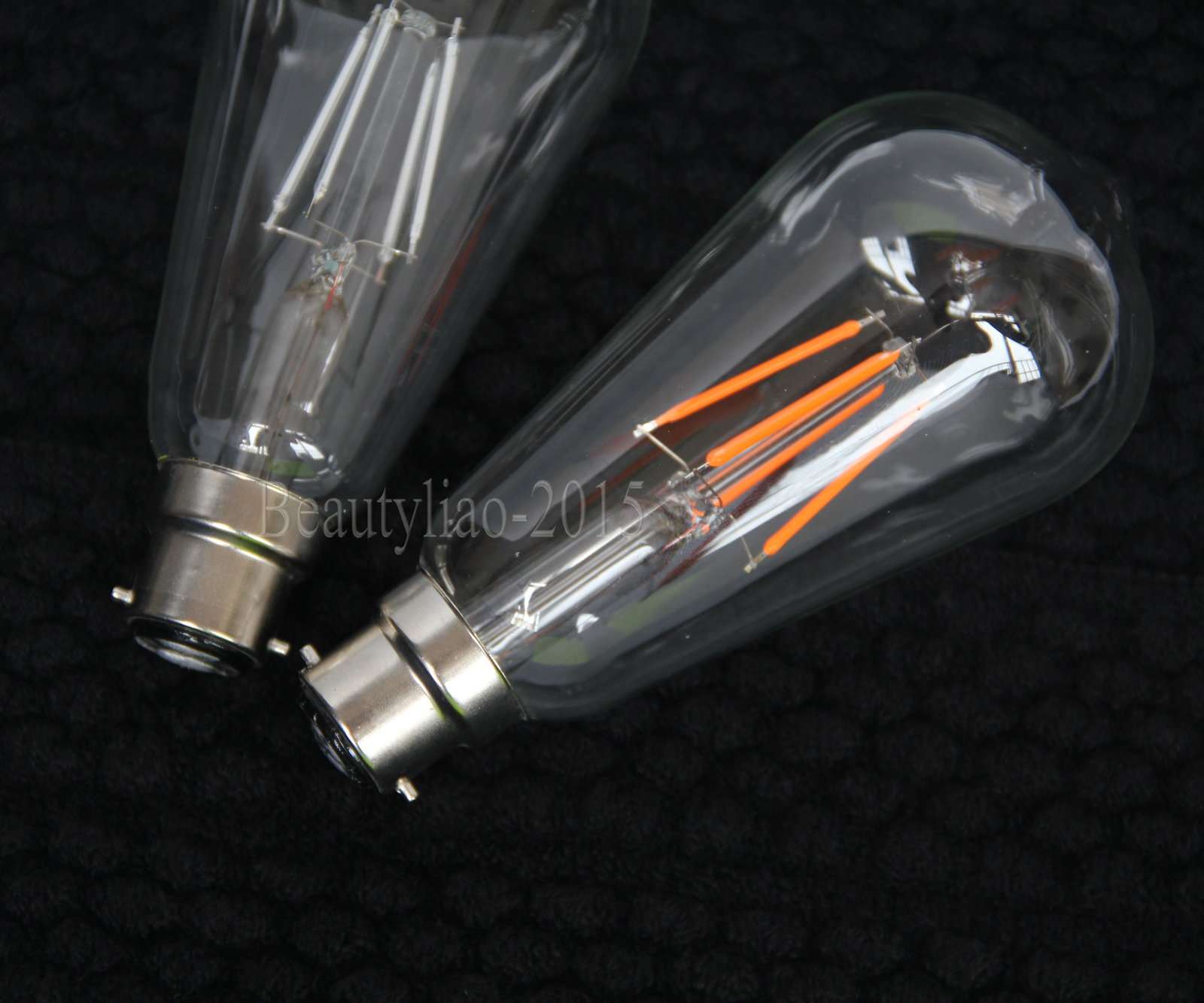 B22 Bayonet Cap Edison LED Filament Light Home Lamp Pear/Tube/Globe ...