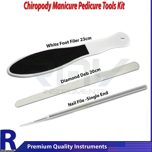 Chiropody Foot Dresser Hard Skin Remover Toe Nail File Podiatry Diamond ...