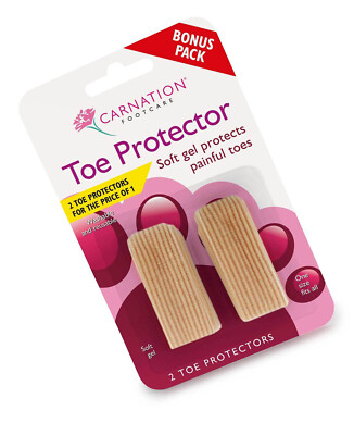 Carnation Toe Protector, Soft Gel Protects Painful Toes 2pcs | eBay UK