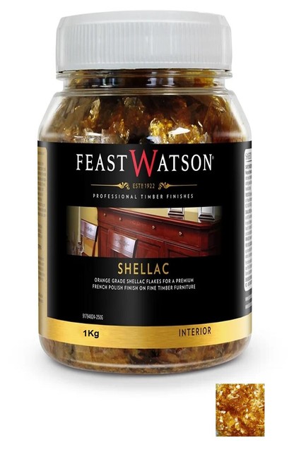 Feast Watson Orange Grade Shellac Flakes for Premium French Polish BULK 1kg Tub for sale online ...