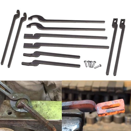 For Beginner or Blacksmith DIY Tools w/ Rivets 5 types of Rapid Tongs ...