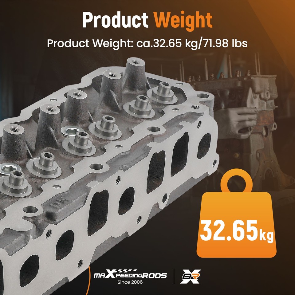 4.0L Cylinder Head 53010334 for Jeep Wrangler Cherokee Grand Cherokee ...