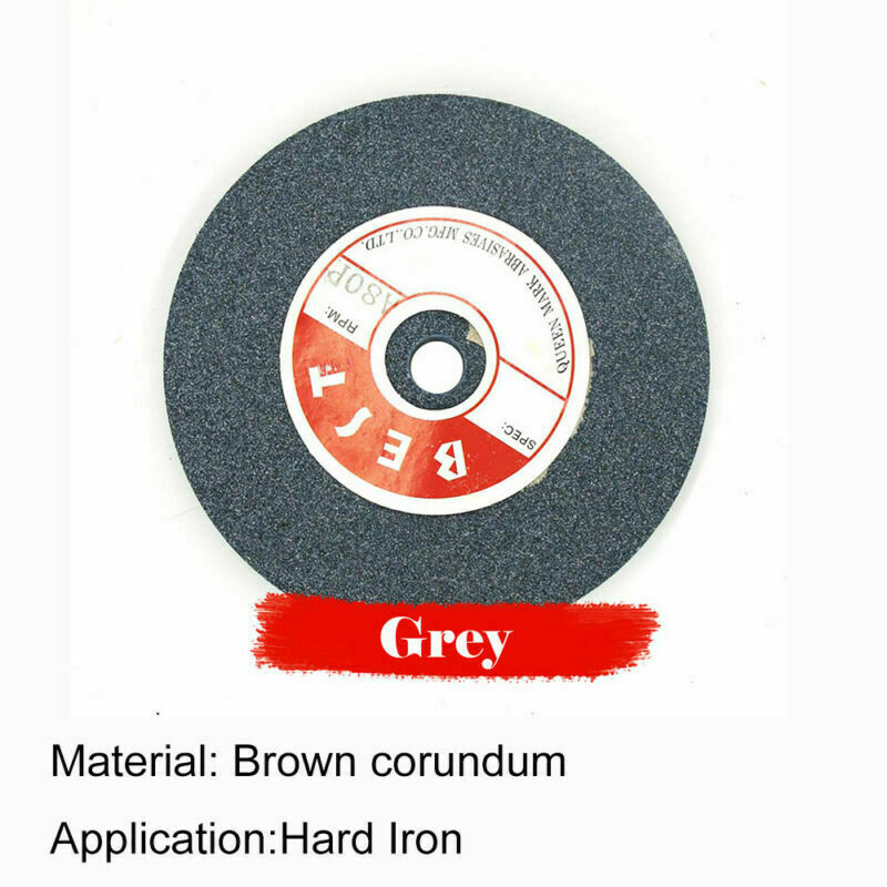 5 "Grinding Wheel Fine Medium Coarse Grit 46-100 Double Grinder Whet ...