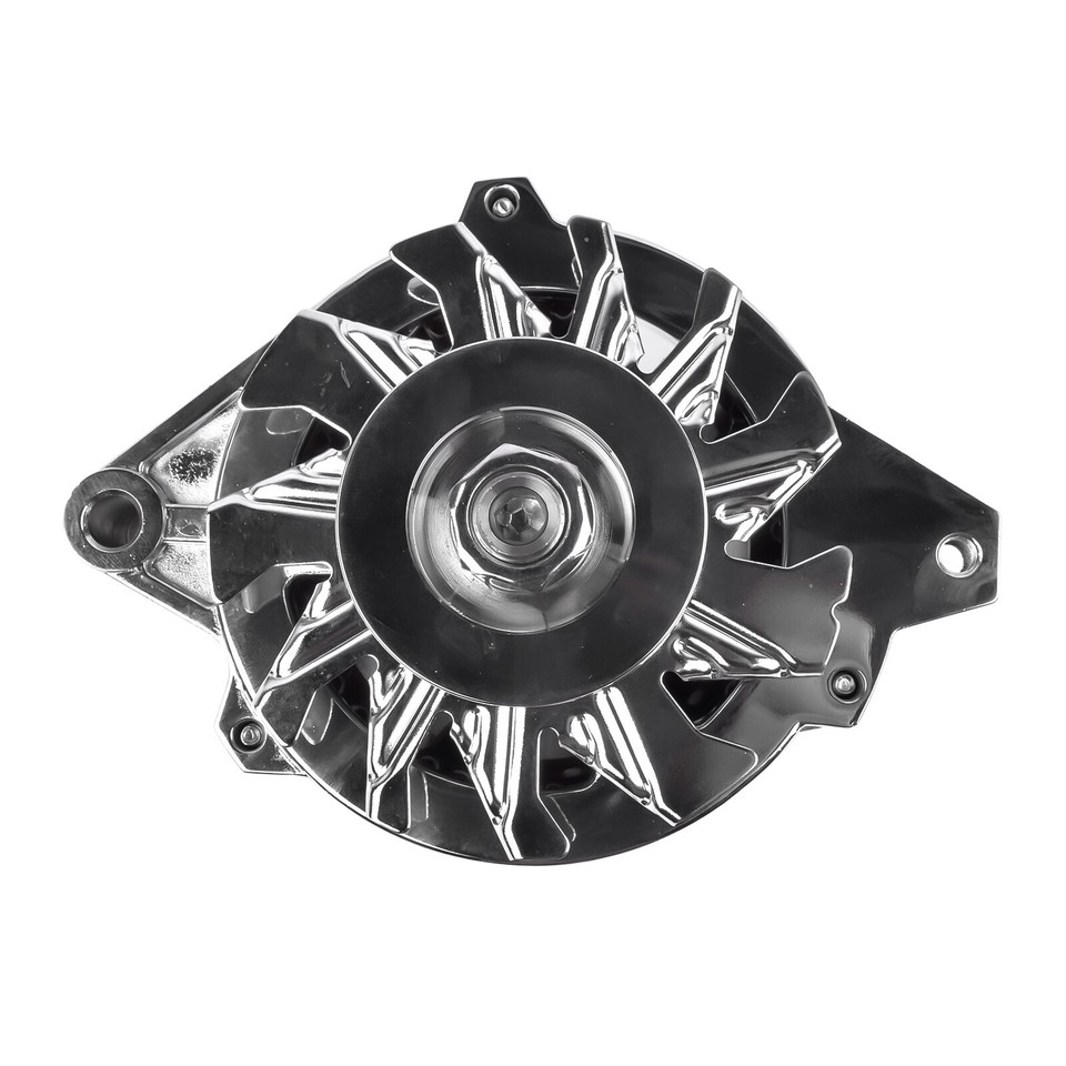 1985-1993 Chevy GM BBC SBC 305 350 396 454 12V Chrome 180A Alternator 1 ...