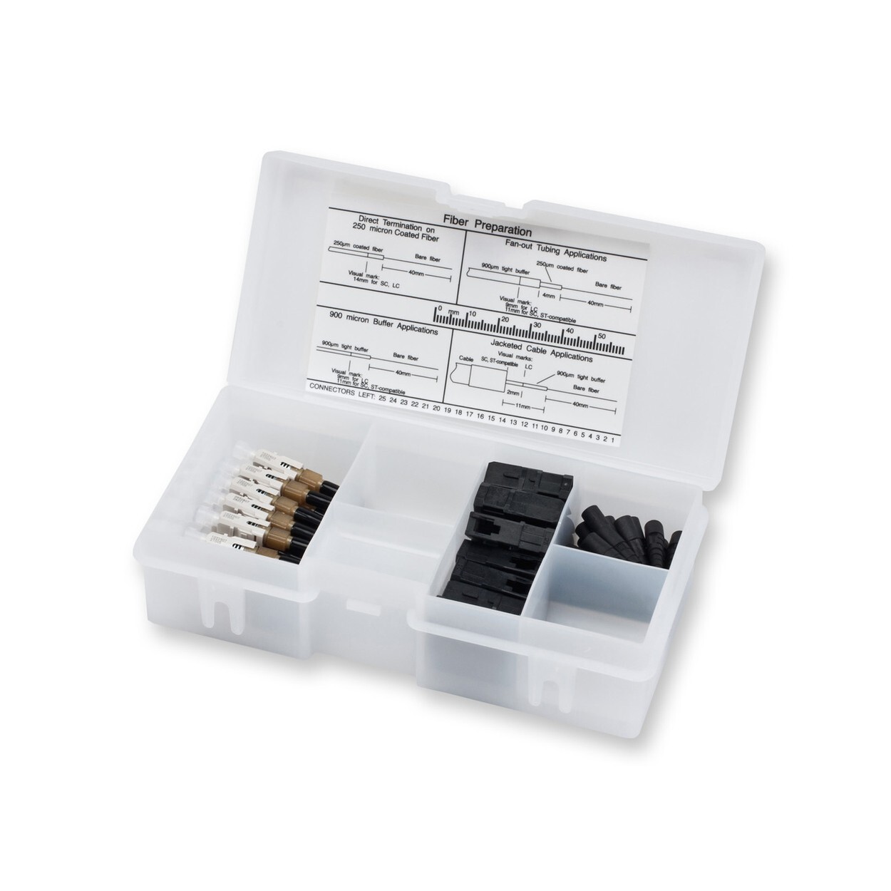 Corning 95-050-41-Z UniCam SC Connector 50 µm multimode (OM2) Organizer ...