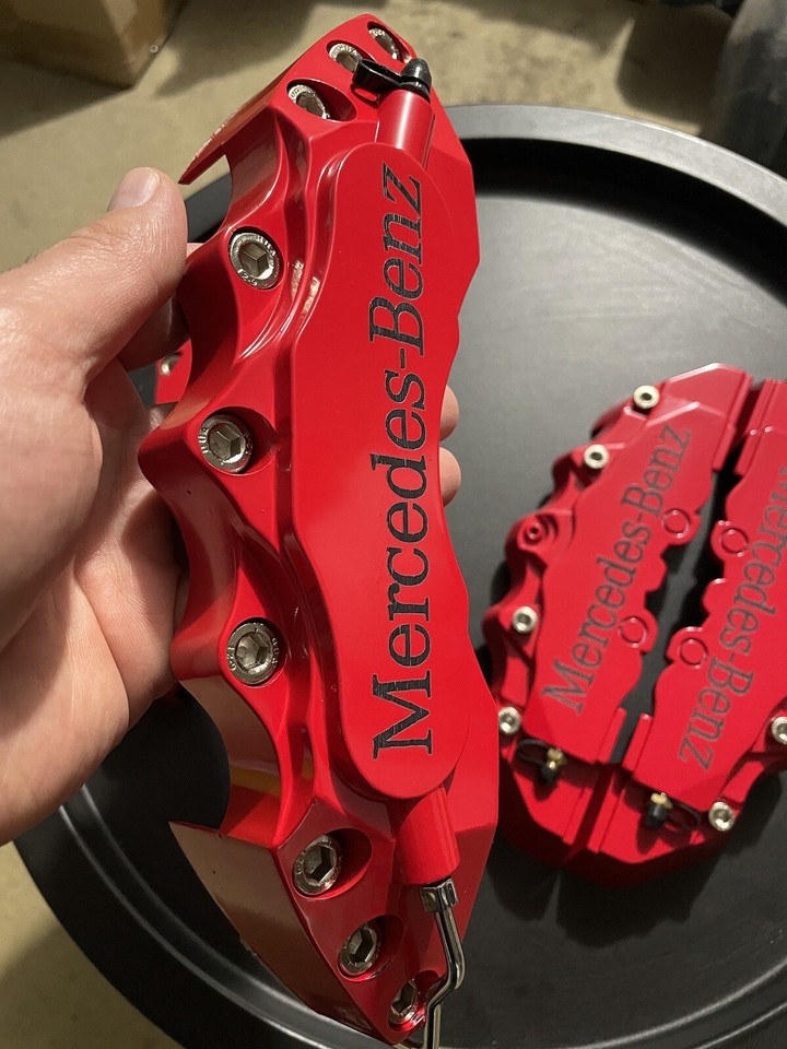 Rear Engraved Brake Caliper Cover For Mercedes-Benz G GLE GLK GLA ML ...