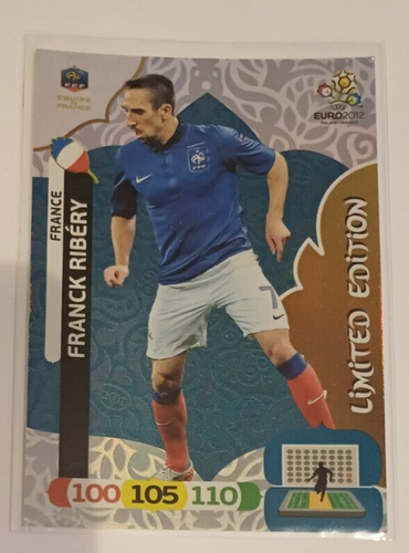 Carte Card Carta LIMITED EDITION Franck RIBERY FRANCE PANINI UEFA EURO ...