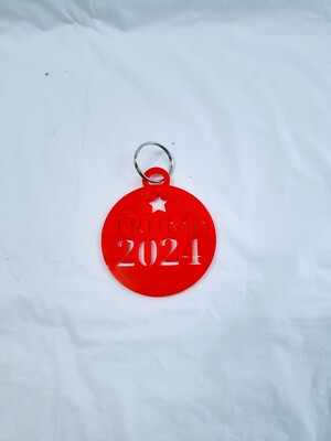 Trump 2024 Red Plastic Souvenir Keychain | eBay