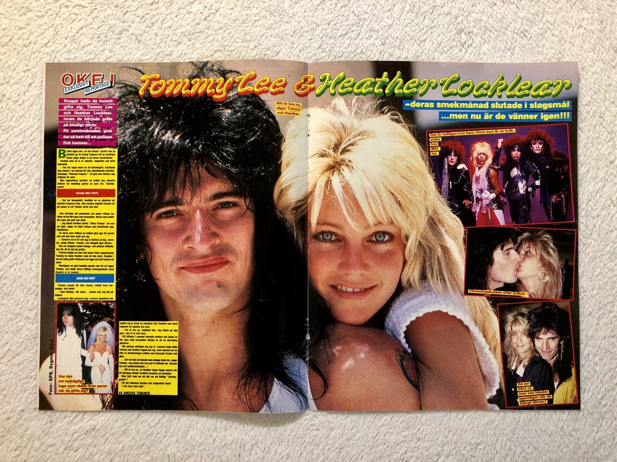 Heather Locklear Og Tommy Lee Bryllupsbilder Hva Skjedde Med