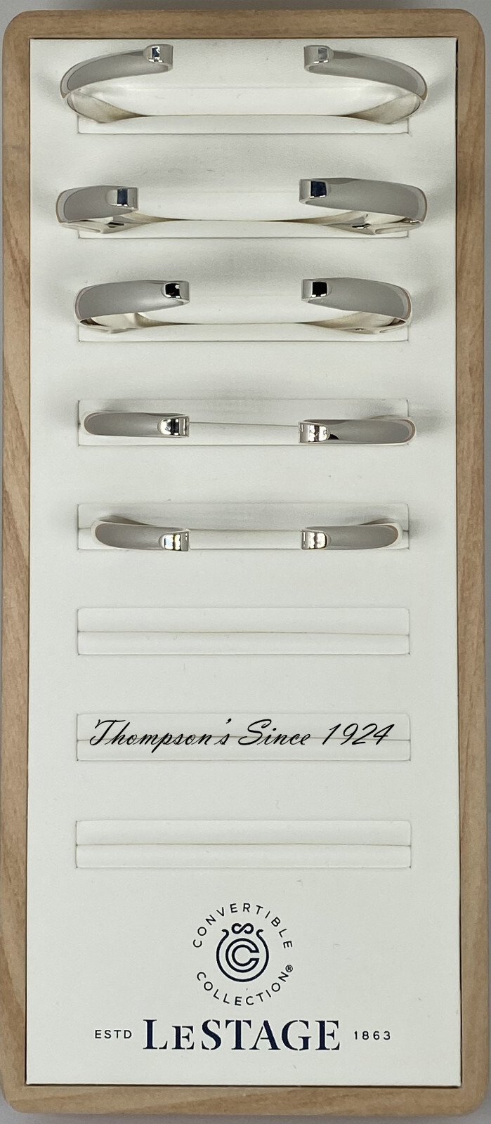 LeStage Convertible Sterling Silver Bracelets SB5400 NEW In Box 5MM | eBay