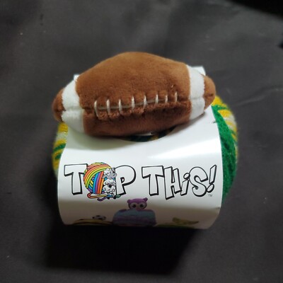 Football DMC Top This! Yarn Hat Knit Kit Skein Packer Colors Green Gold ...