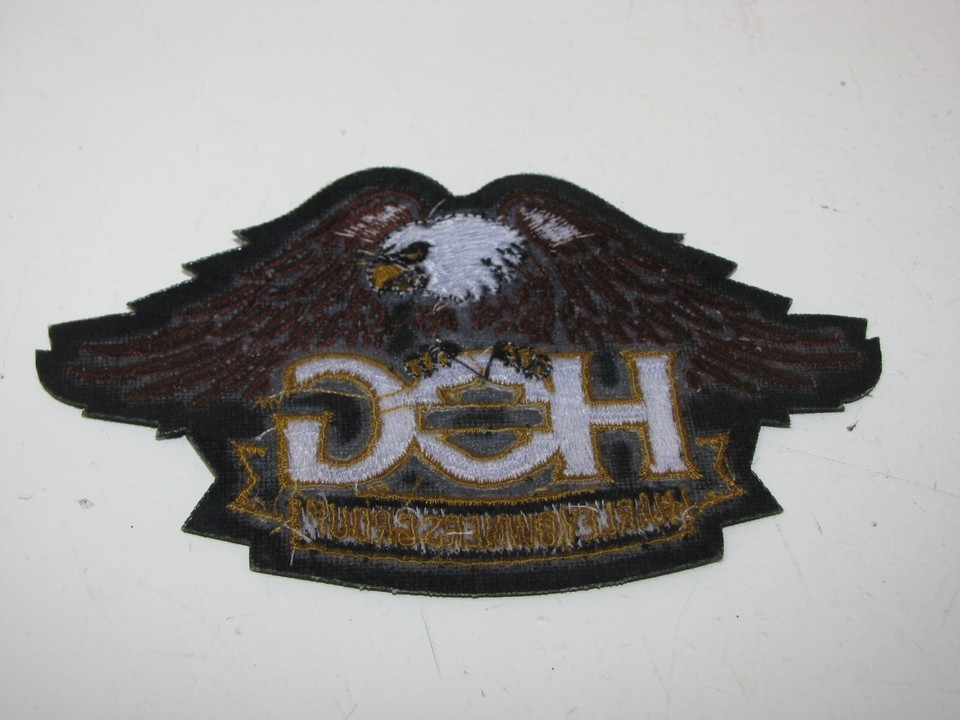 Harley Owners Group HOG Embroidered Eagle Patch 5in X 2.5 | eBay