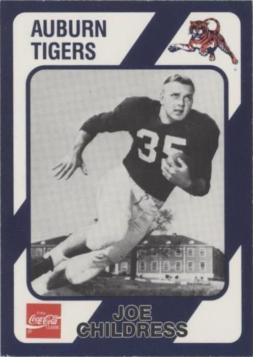 1989 Collegiate Collection Auburn Tigers - Joe Childress #9 for sale ...