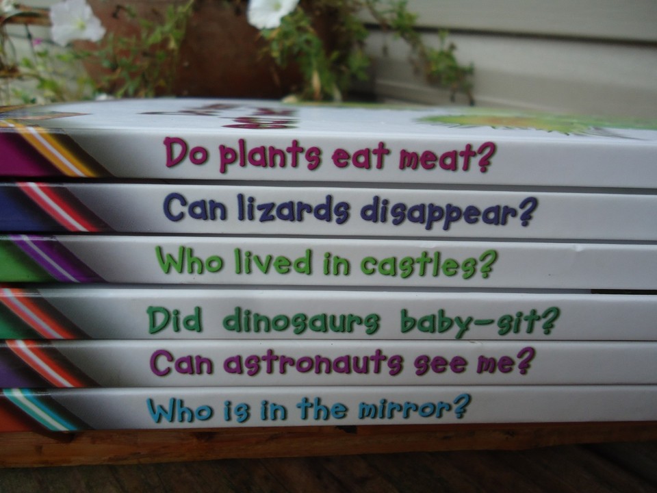 Ask Me Book Lot 6 Childrens Science Education Series HB Dino Lizard ...