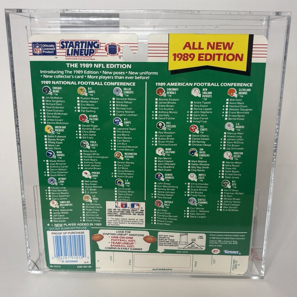 Starting Lineup Danny Noonan 1989 SLU Cowboys AFA 80 Football Kenner | eBay