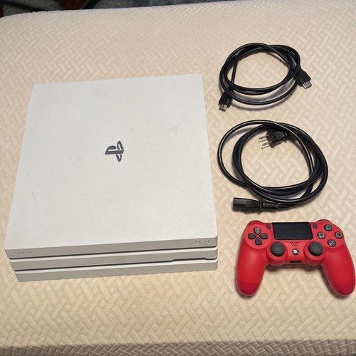 Sony PlayStation 4 Pro PS4 1TB Video Game Console - Glacier White ...