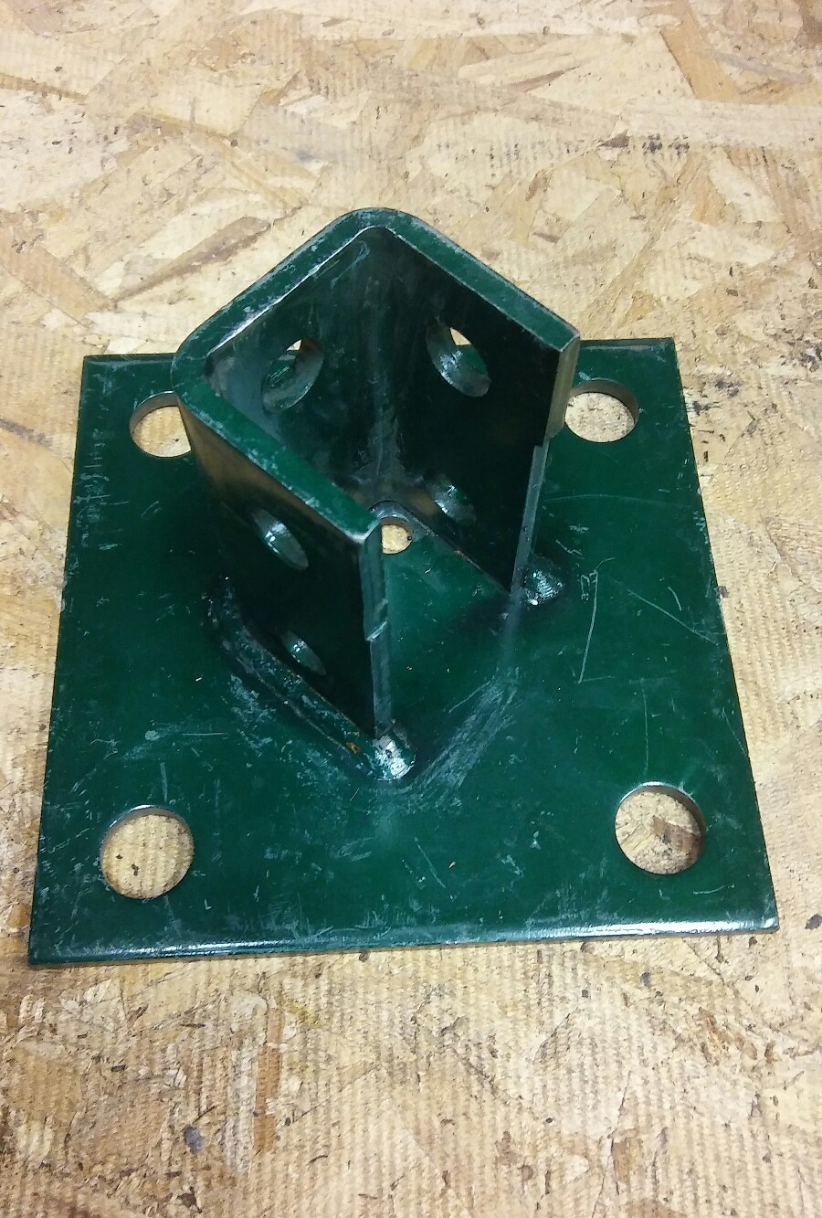 Unistrut P2072A Post Base (1pcs) Off Center (Green) | eBay