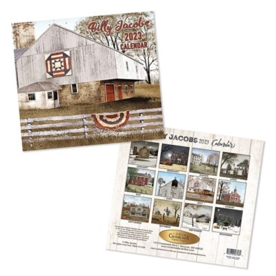 Billy Jacobs 2023 Wall Calendar - Farmhouse Country Life Barns | eBay