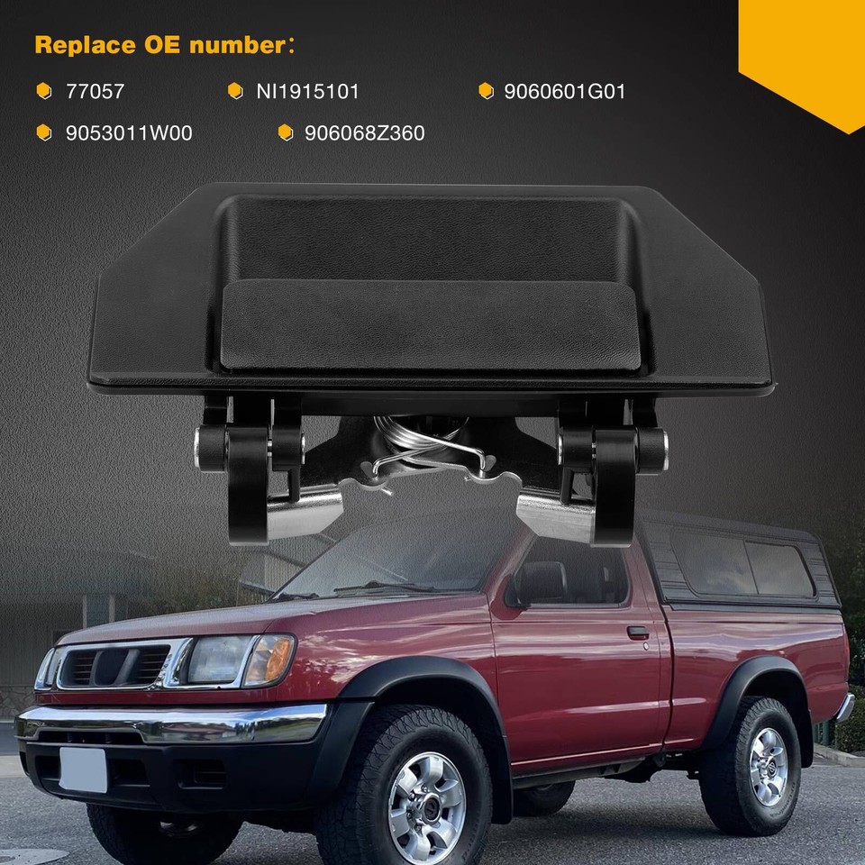 Black Rear Tailgate Liftgate Handel For 1986-97 Nissan D21 Hardbody ...