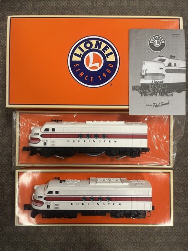 + Lionel 6-24511 O Gauge Burlington FT AA Diesel Locomotive Set LNIB | eBay