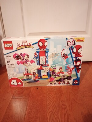 LEGO Marvel Spidey & His Amazing Friends Spider Man Webquarters Hangout ...