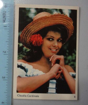 Vintage Asian Trading Collector Cards Actress - CLAUDIA CARDIALE #6 | eBay
