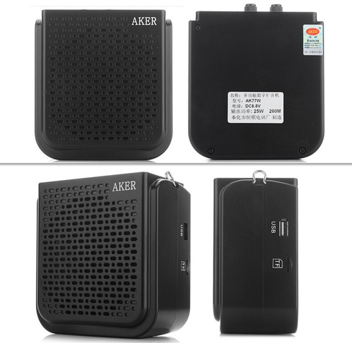 Aker AK77 LCD Voice Amplifier Booster Headset Mic Waistband Loud ...