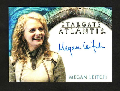 STARGATE HEROES AUTOGRAPH CARD MEGAN LEITCH CAPTAIN HELIA | eBay