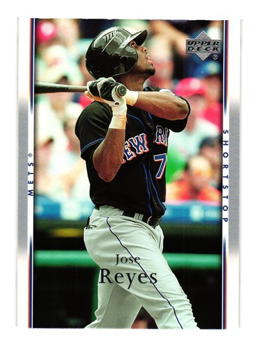 2007 Upper Deck #825 Jose Reyes New York Mets | eBay