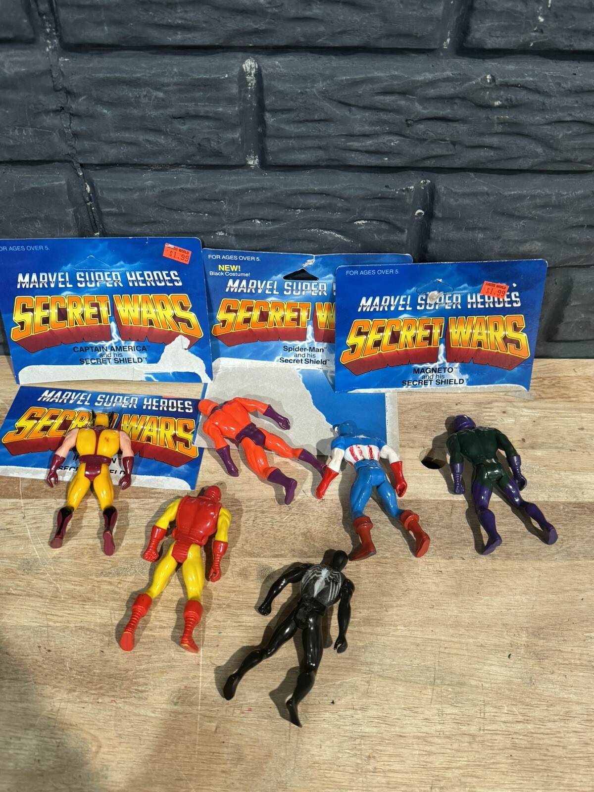 Lot Of 6 VTG 1984 Mattel Marvel Secret Wars Action Figures Spider-Man ...