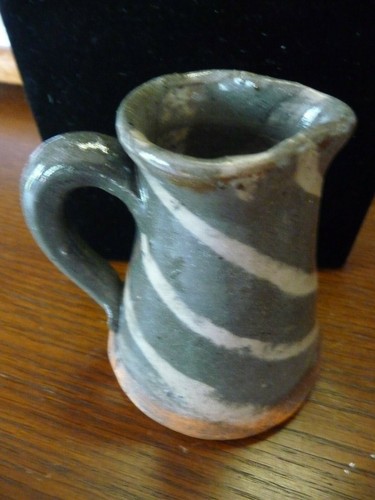 SUPER MINI BB (Burlon) Craig (1914-2002) Swirl Creamer-Catawba Valley ...
