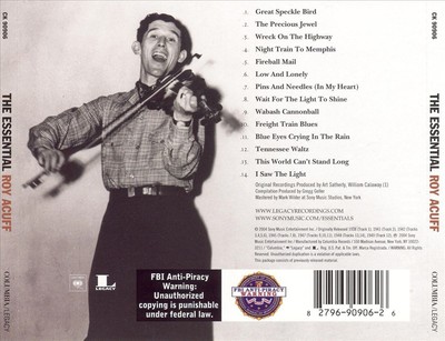 ROY ACUFF ESSENTIAL ROY ACUFF [COLUMBIA] NEW CD 827969090626| eBay