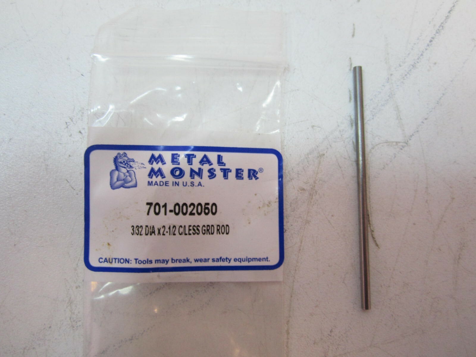 Metal Monster (701-002050) 3/32 x 2-1/2 C2 Solid Carbide Centerless ...