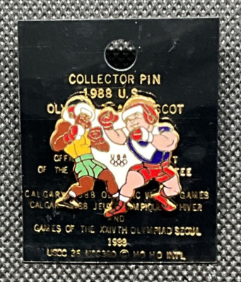 Boxing - Seoul 1988 USA Olympic Team Mascot Pin. Boxing Pin. | eBay