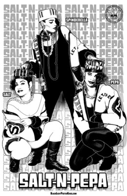 SALT-N-PEPA 11x17 "Black Light" Poster | eBay