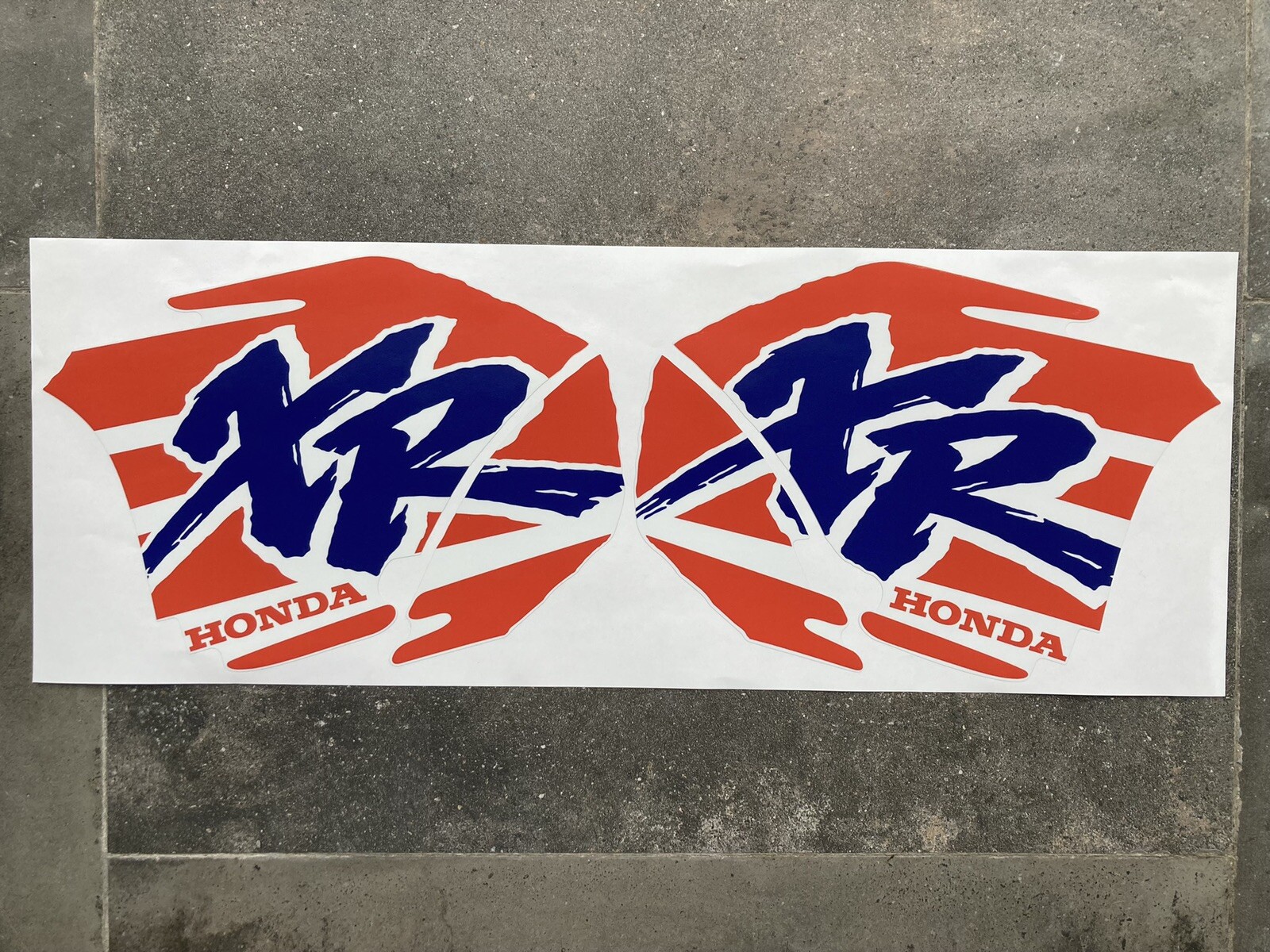 Honda XR600 1994 Reproduction Tank Decals / Sticker Kit / Graphics Kit ...