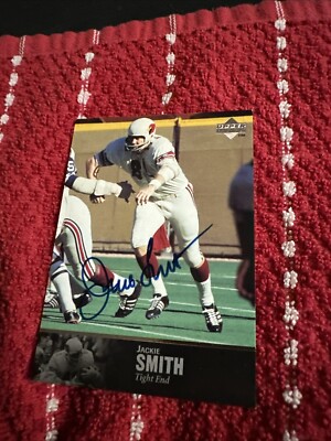 1997 Upper Deck Jackie Smith #62 Auto Signed Autograph Cardinals | eBay