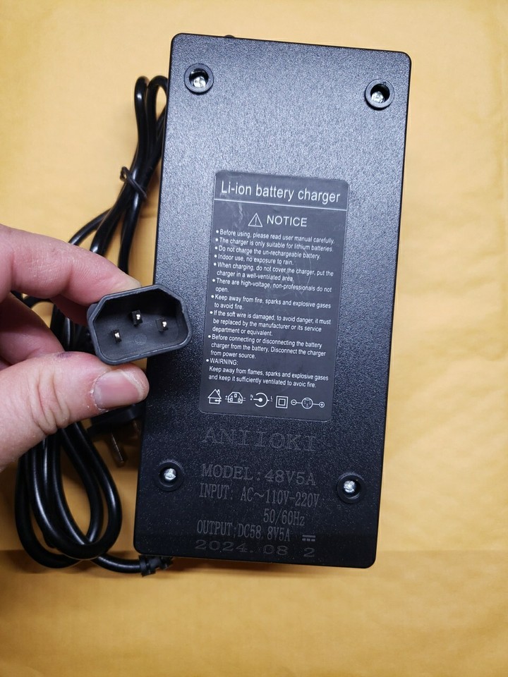 🔥5A power supply fast battery Charger For ANIIOKI AQ177 Pro Max E-bike ...