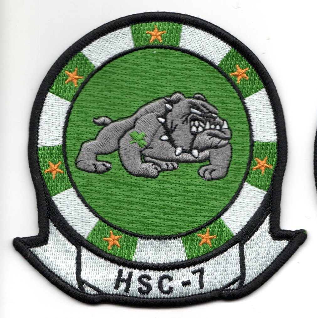 4" NAVY HSC-7 BULLDOG DUSTY DOGS EMBROIDERED PATCH G | eBay