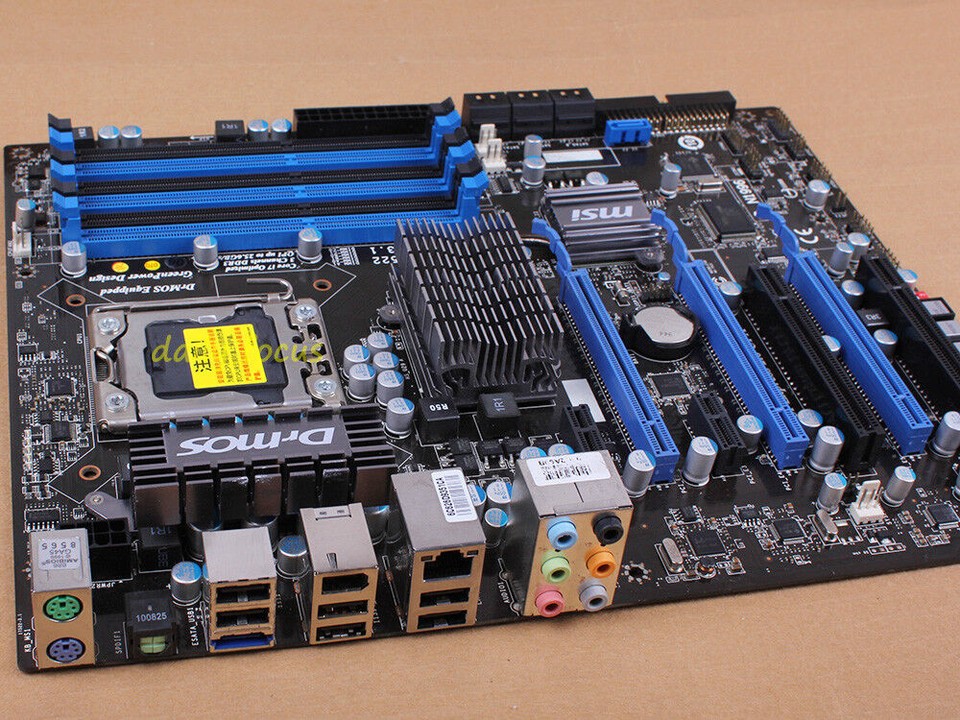 MSI X58 PRO X58 PRO-E Motherboard MS-7522 LGA 1366 DDR3 Intel X58 Chipset | eBay
