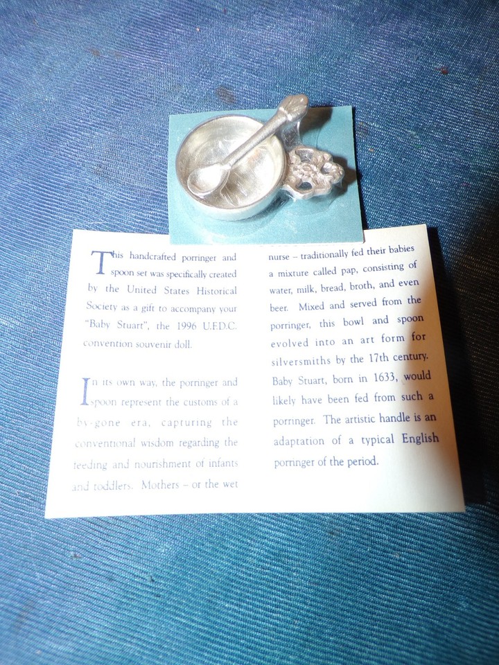 Artist 1996 United States Historical UFDC Baby Stuart Bisque Doll MIB ...