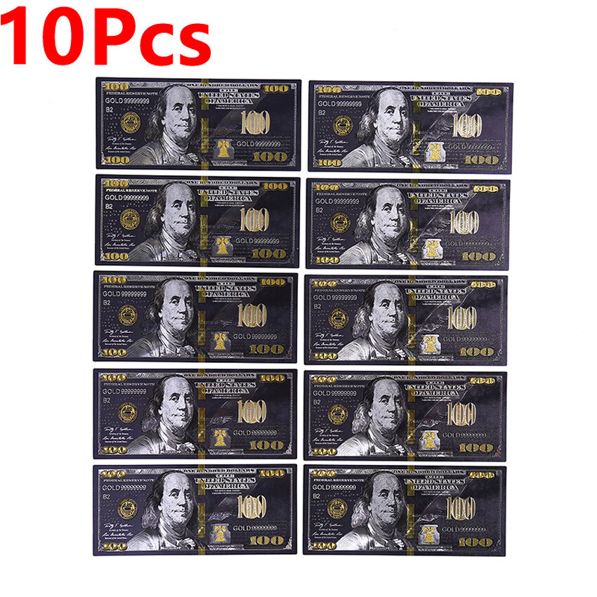 10 Pc Commemorative Coin 100 Dollar Bills Prop Note USD USA Banknote | eBay