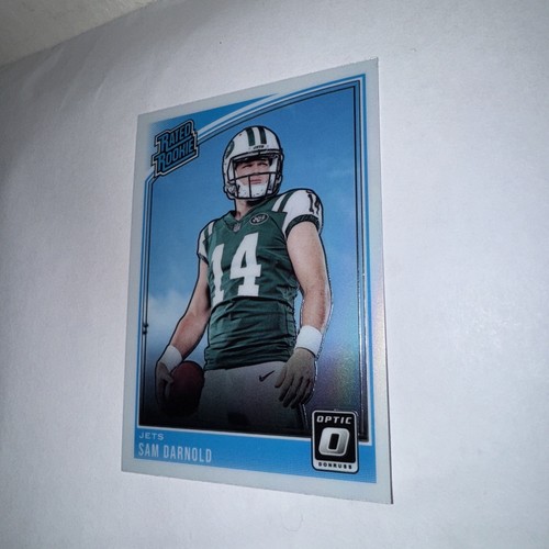 SAM DARNOLD 2018 Optic ROOKIE card Vikings Jets USC Panini Donruss VERY ...