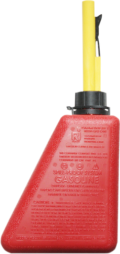 Reda Red Fuel 1 Gallon Spill Proof Gas Can for Harley Davidson Hard ...