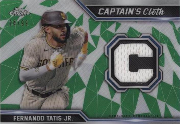 2021 Topps Chrome - Captain's Cloth Relics Fernando Tatís Jr. #CCR-FTJ ...