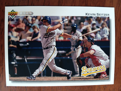 KEVIN SEITZER MILWAUKEE BREWERS 1992 UPPER DECK BASEBALL CARD #783 | eBay