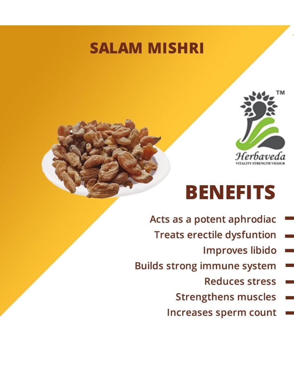 Salam Mishri 100g | Polygonatum Verticillatum | Salabmisri | Salab ...